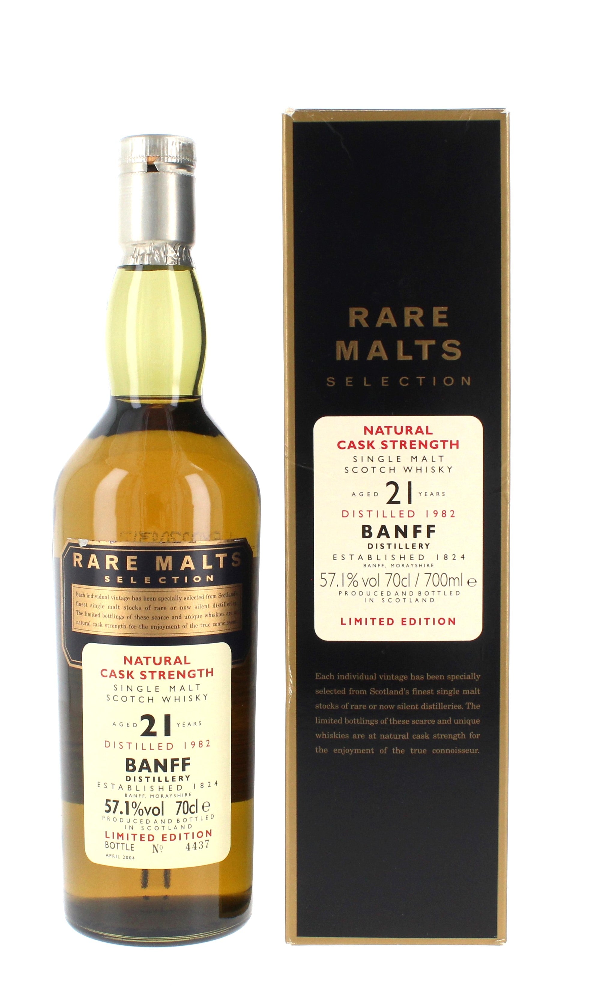 Banff 21 Year Old 1982 Rare Malts - 70cl 57.1% – The Really Good Whisky ...