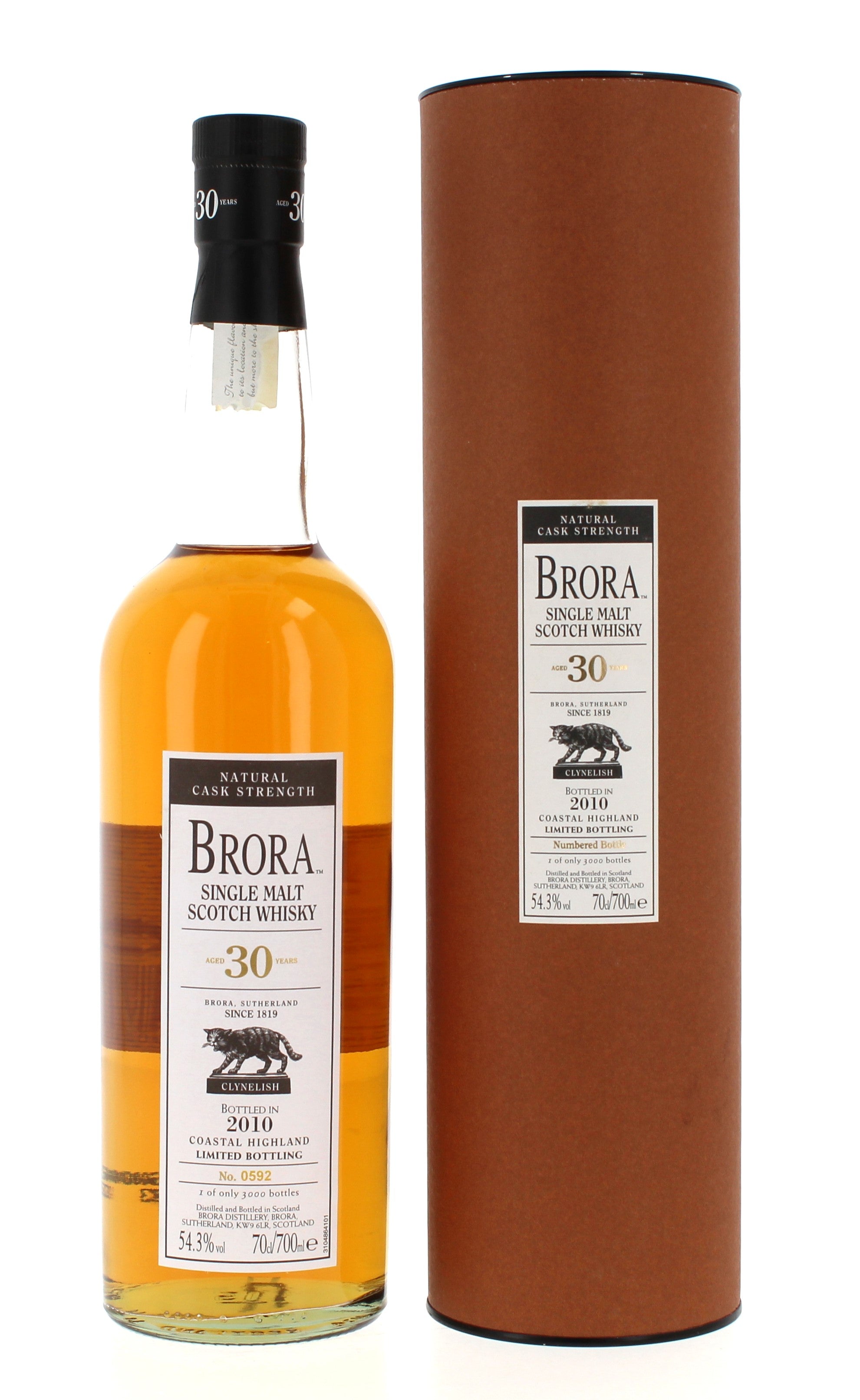 Brora 30 Year Old 2010 Release Single Malt- 70cl 54.3% – The Really ...