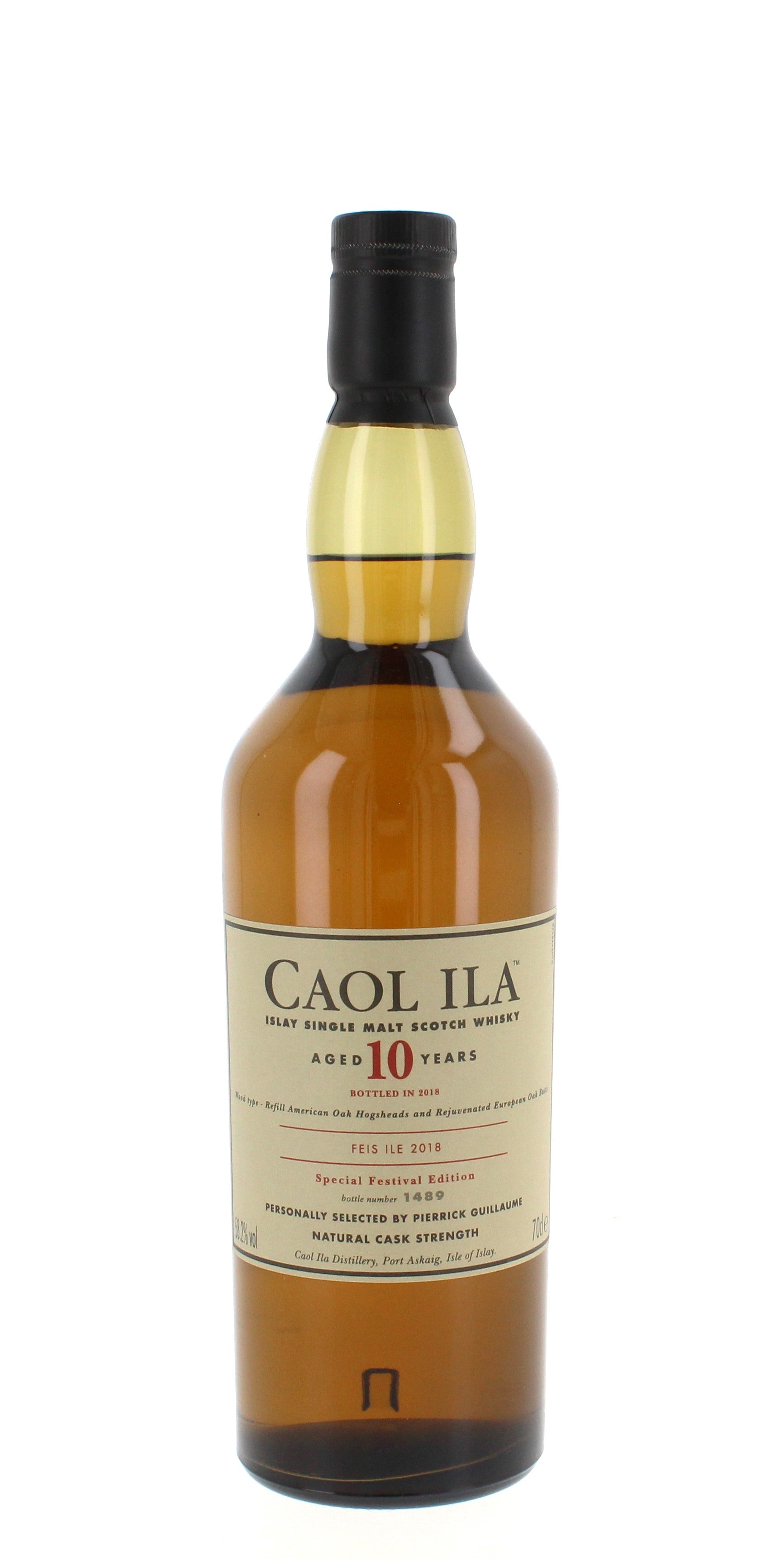 Caol Ila 10 Year Old - Fèis Ìle 2018 Whisky 70cl 58.2% – The Really ...