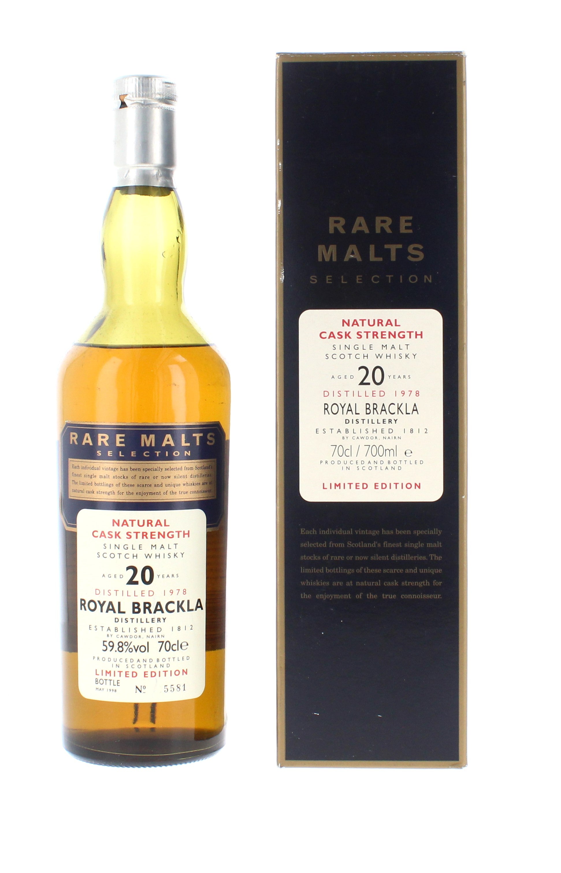 Royal Brackla 1978 Rare Malt 20 Year Old 70cl 59.8% – The Really Good ...