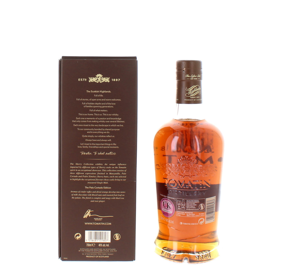 Tomatin 15 Year Old Limited Edition Palo Cortado Single Malt - 70cl 46 ...