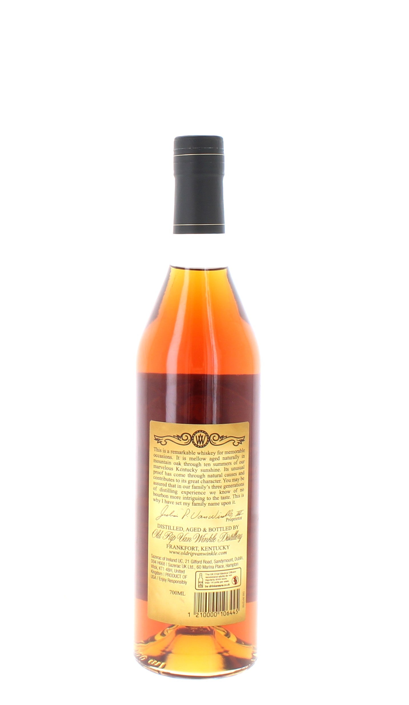 Van Winkle 10 Year Old - Old Rip Handmade Bourbon - 70cl 53.5% – The ...